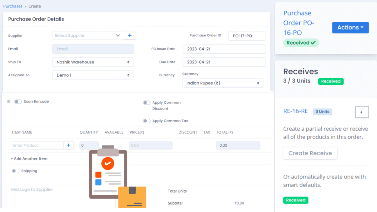 Smart Purchase Management Software for Ecommerce | ZapInventory